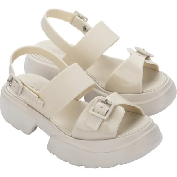 Melissa Push Slingback Platform Sandal - Beige