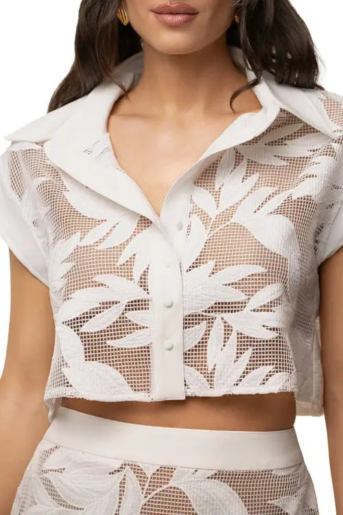 JLUXLABEL Bali Nights Embroidered Top