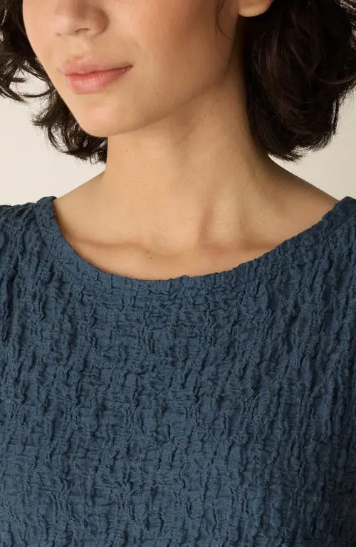 Eileen Fisher Bateau Neck Knit Dress