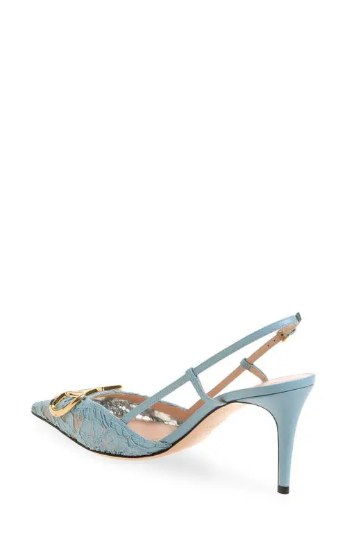 Valentino Garavani Vlogo Signature Slingback Pump