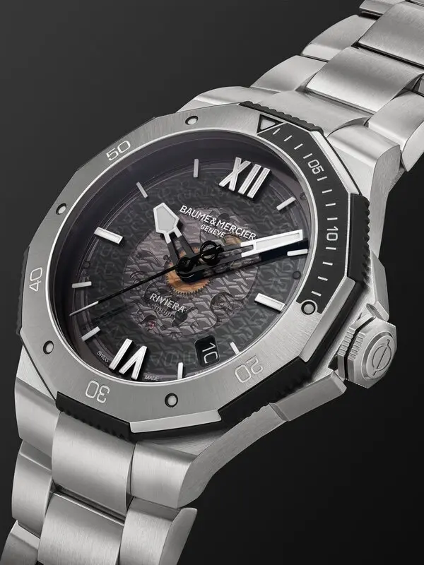 Baume & Mercier Riviera Automatic Stainless Steel Watch, Ref. 10717