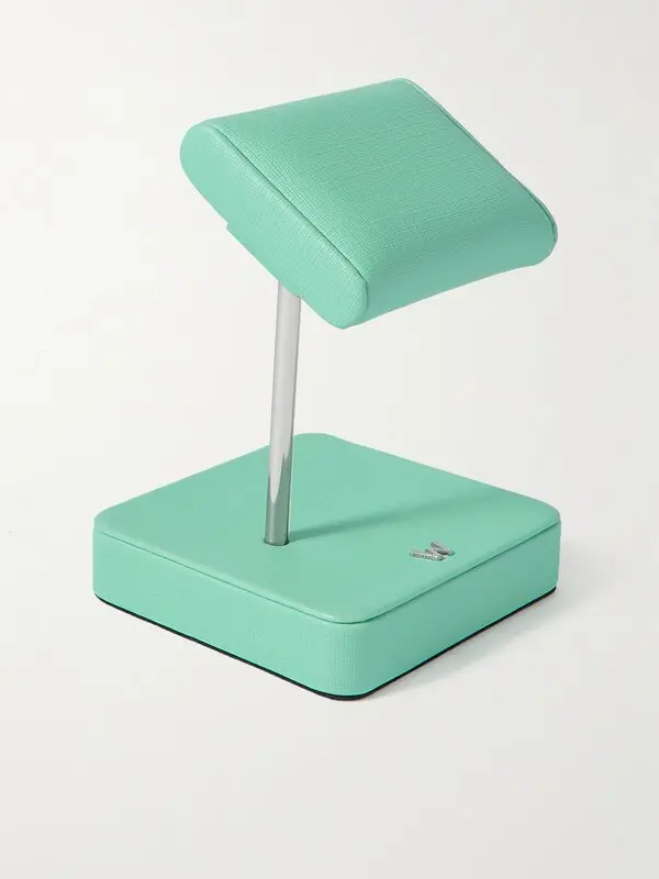 Wolf Porter Cross-grain Vegan Leather Single Watch Stand