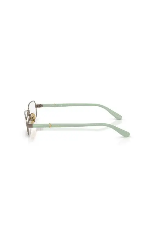 VOGUE EYEWEAR 53mm Irregular Optical Glasses - Beige