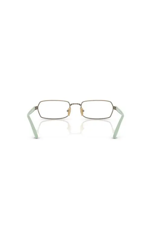 VOGUE EYEWEAR 53mm Irregular Optical Glasses - Beige