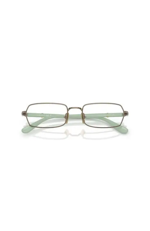 VOGUE EYEWEAR 53mm Irregular Optical Glasses - Beige