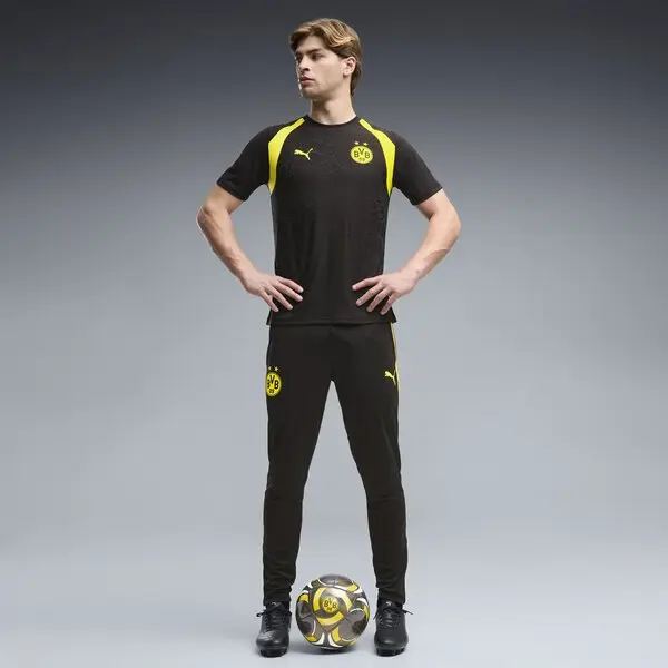 PUMA Borussia Dortmund Slim Soccer Training Pants - Black