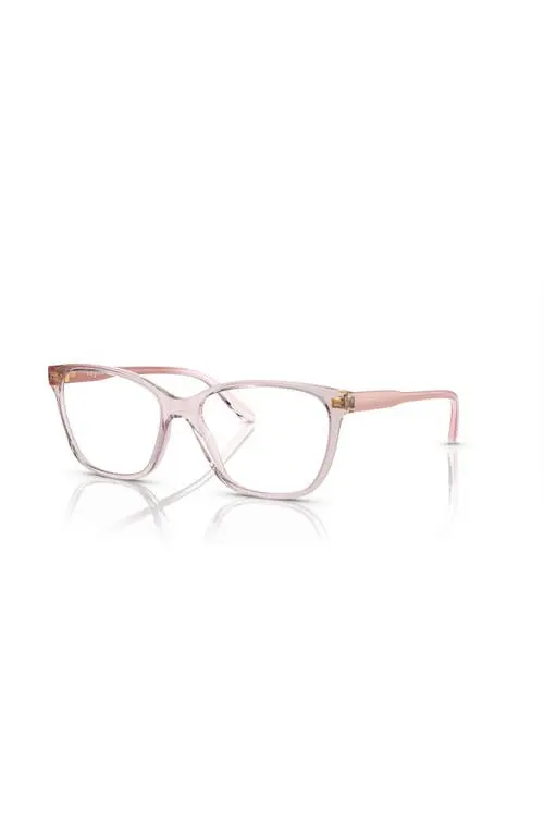 VOGUE EYEWEAR 53mm Rectangle Optical Glasses - Pink