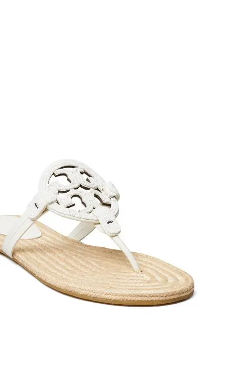 Tory Burch Miller Beaded Espadrille Sandal