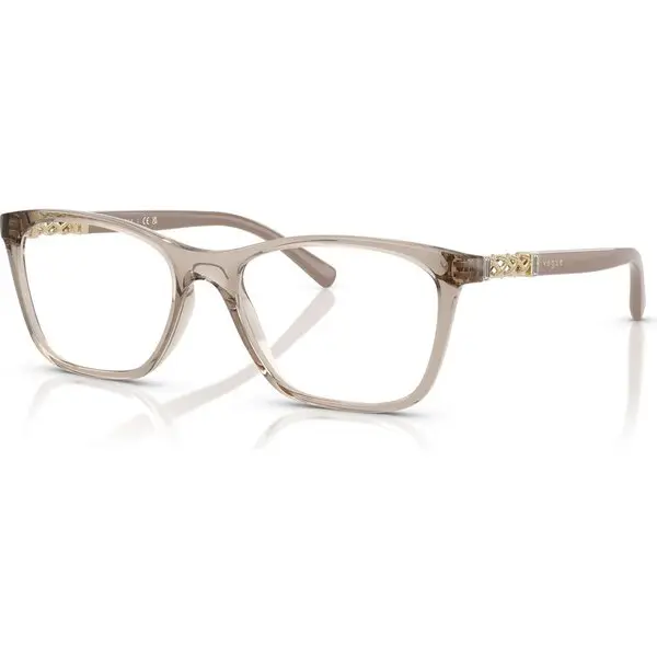 VOGUE EYEWEAR 51mm Rectangle Optical Glasses - Brown