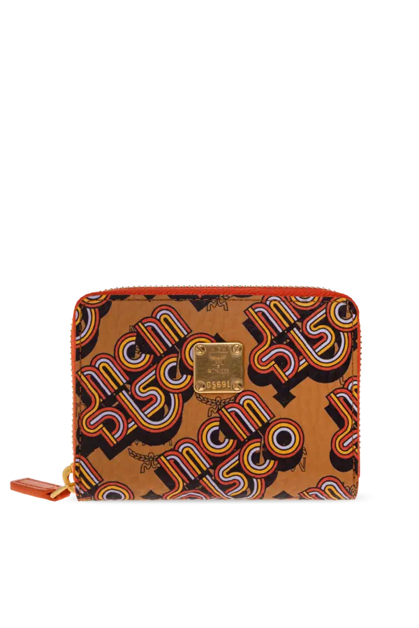 Mcm Wallet With Logo