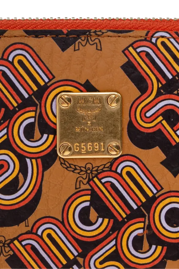 Mcm Wallet With Logo