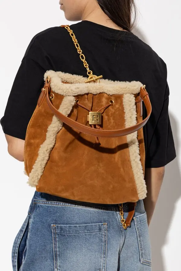 Balmain Leather Backpack