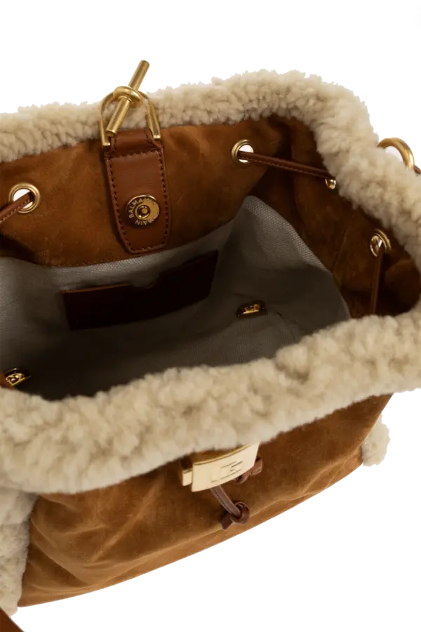 Balmain Leather Backpack