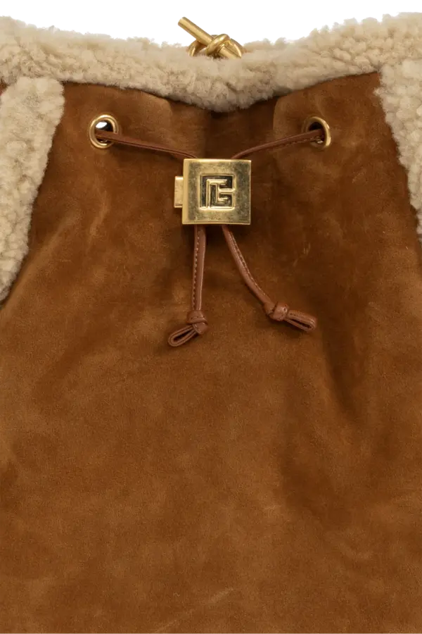 Balmain Leather Backpack