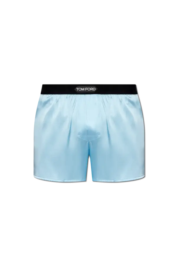 TOM FORD Silk Shorts - Light Blue