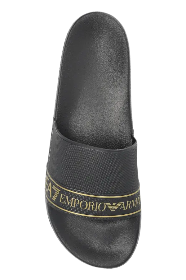EA7 Rubber Flip-flops With Logo