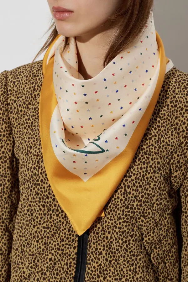 Valentino Garavani Silk Scarf With Print
