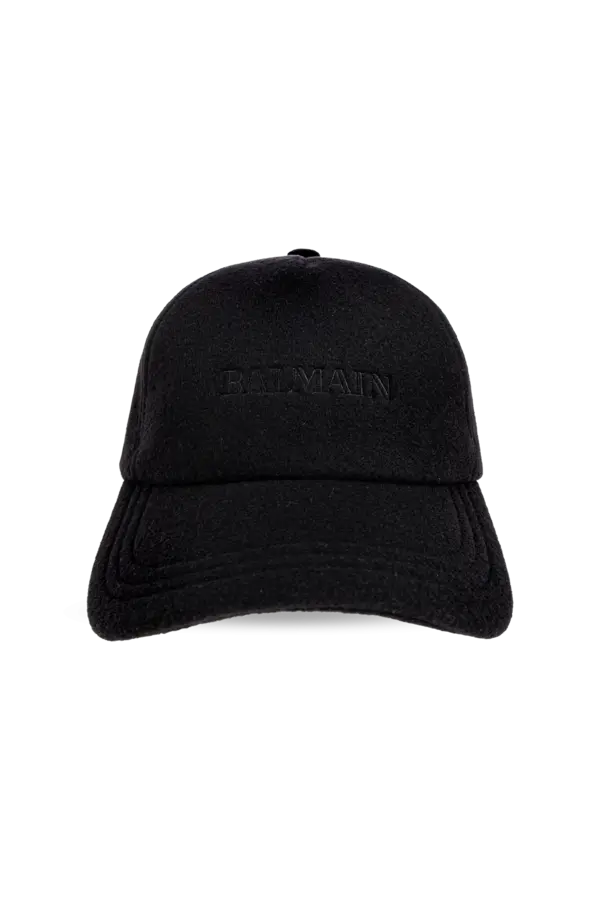 Balmain Wool Baseball Cap