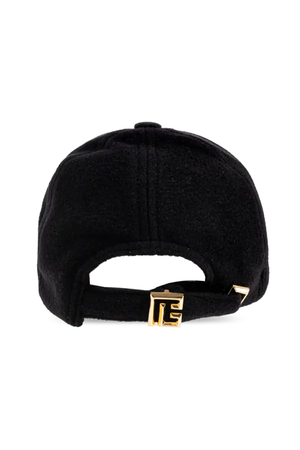 Balmain Wool Baseball Cap
