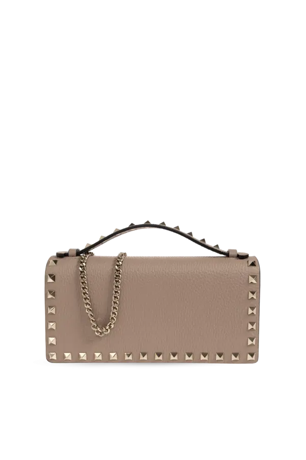 Valentino Garavani Wallet On A Chain - Beige