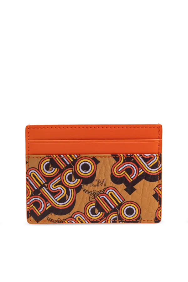 Mcm Cardholder With Logo - Multicolour
