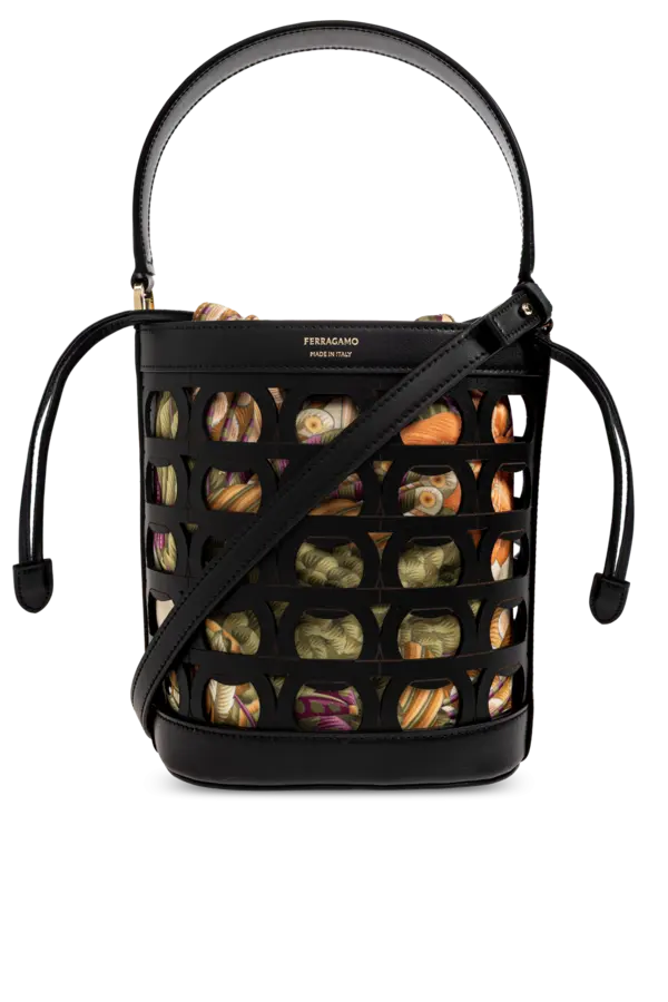 FERRAGAMO Gancini Xs" Bag - Black