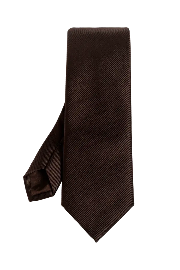 Giorgio Armani Silk Tie - Brown