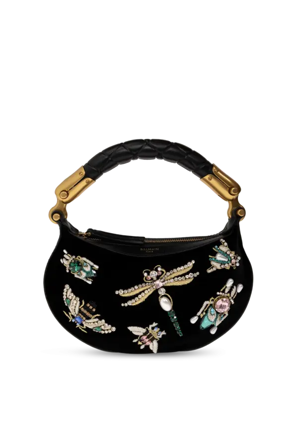 Balmain Velvet Bag "ebene Mini