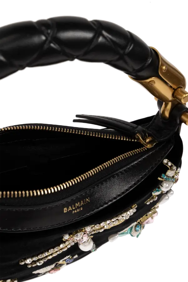 Balmain Velvet Bag "ebene Mini