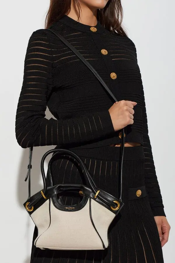 Balmain Bag With Printed Logo
