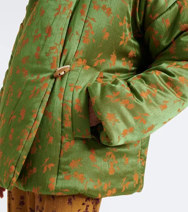 Dries Van Noten Floral Puffer Jacket
