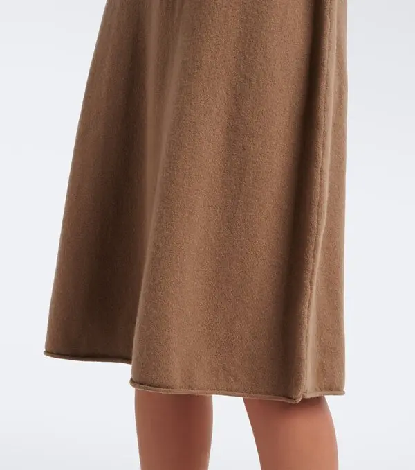 Extreme Cashmere N°497 Georgia Cashmere-blend Polo Dress
