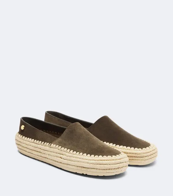Loewe Rio Suede Espadrilles - Brown