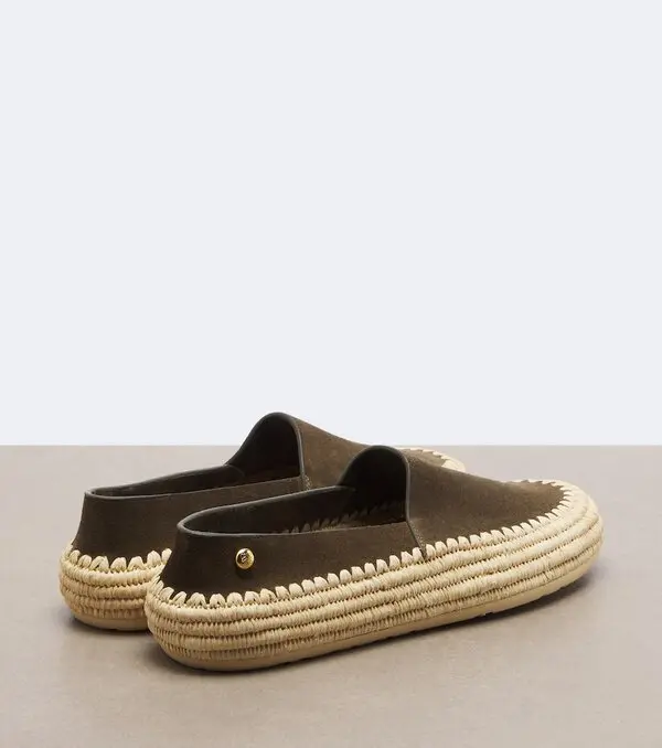 Loewe Rio Suede Espadrilles - Brown