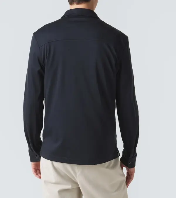 Agnona Cotton And Silk Polo Shirt