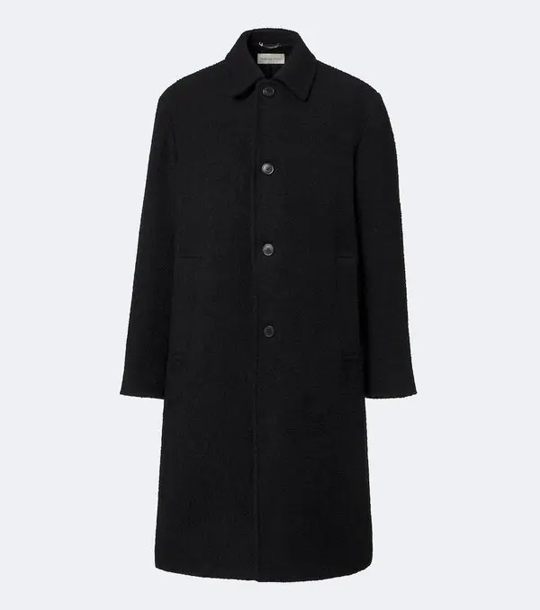 Dries Van Noten Wool-blend Coat - Black