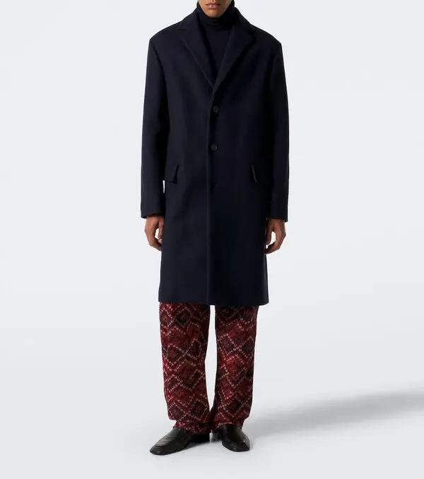 Dries Van Noten Wool-blend Coat