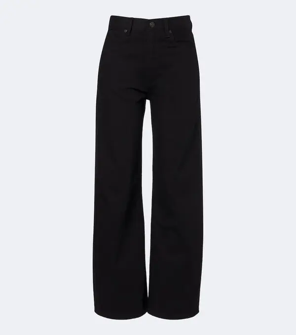 FRAME Bow Wide-leg Jeans