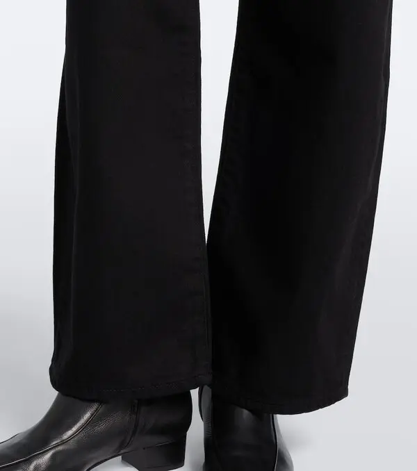 FRAME Bow Wide-leg Jeans
