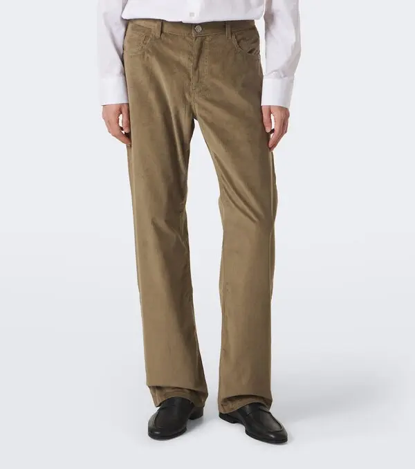 Etro Cotton Corduroy Straight-leg Pants