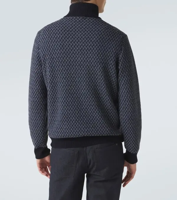 Agnona Cashmere Half-zip Sweater