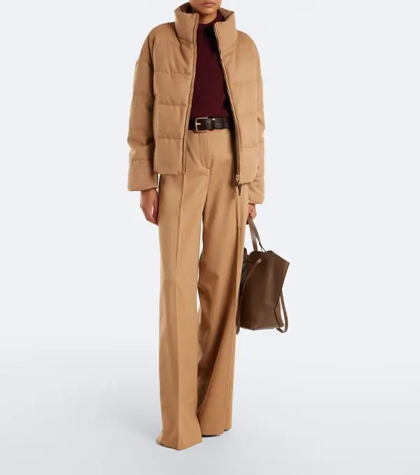 Max Mara Reversible Camel Hair Down Jacket