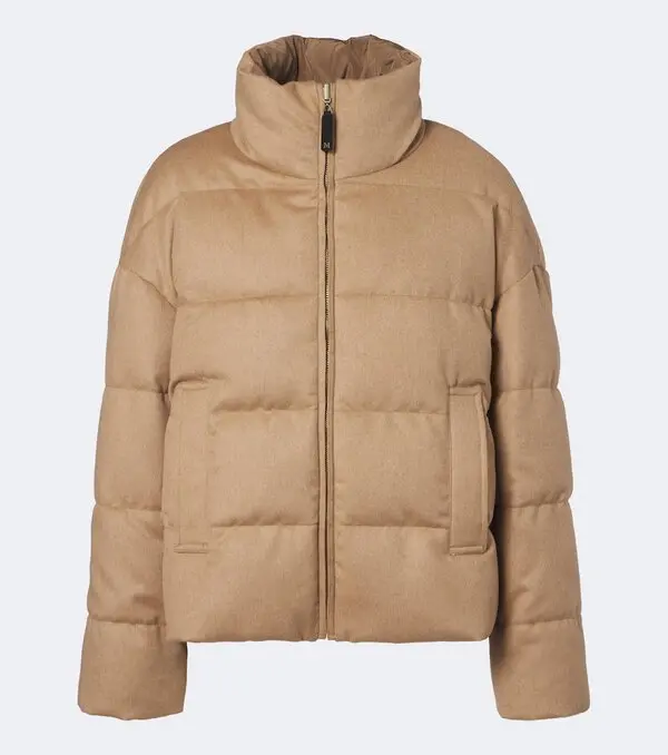 Max Mara Reversible Camel Hair Down Jacket - Beige