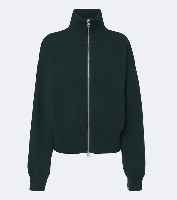 Extreme Cashmere N°385 Zip-up Cashmere Jacket - Green