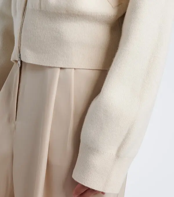 Extreme Cashmere N°385 Xtra Cute Cashmere Jacket - White