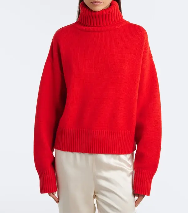 Extreme Cashmere N�434 Crop Xtra Cashmere Turtleneck Sweater
