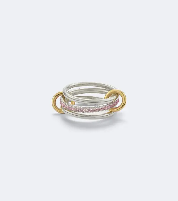 SPINELLI KILCOLLIN Tigris Sterling And 18kt Gold Ring With Sapphires - Silver