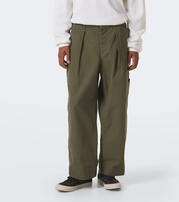 A.PRESSE Cotton Wide-leg Pants