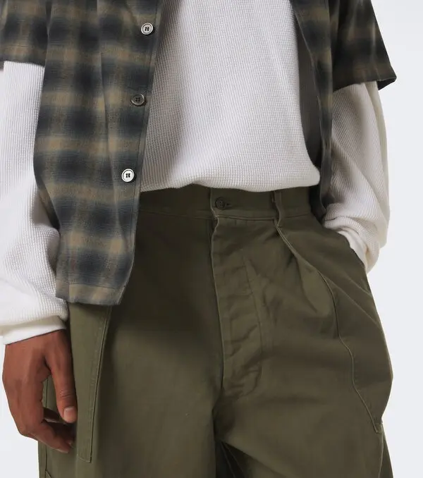 A.PRESSE Cotton Wide-leg Pants