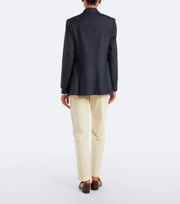 Eleventy Tapered Cotton-blend Pants